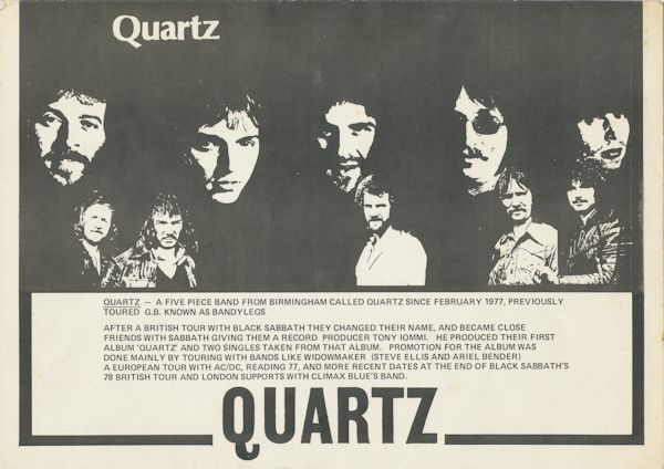 Quartz Vinyl Records and CDs For Sale | MusicStack