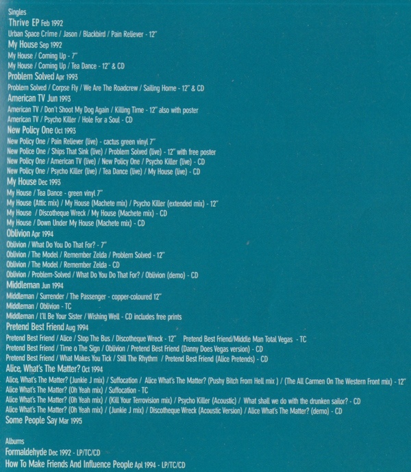 Terrorvision Formaldehyde Vinyl Records and CDs For Sale | MusicStack