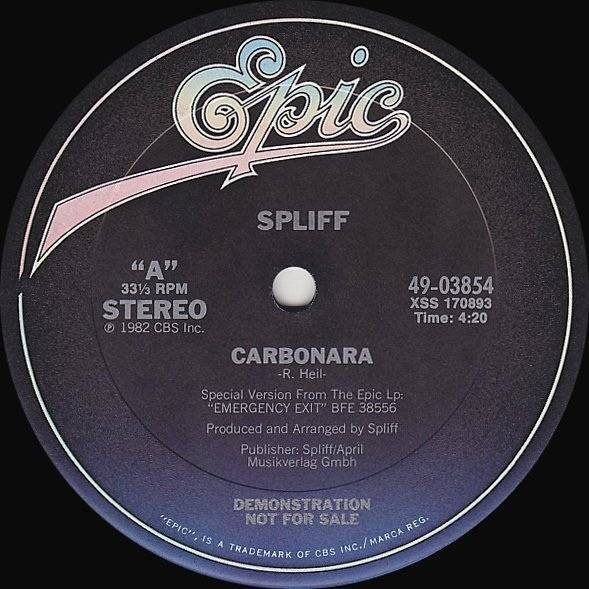 Spliff Carbonara Vinyl Records and CDs For Sale | MusicStack