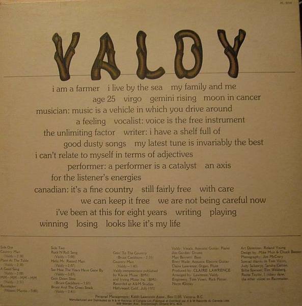 Valdy Vinyl Records and CDs For Sale | MusicStack
