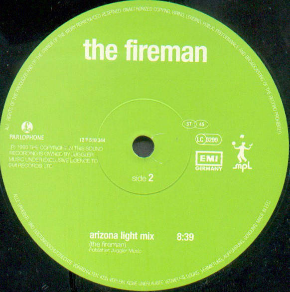 Fireman Vinyl Records and CDs For Sale | MusicStack