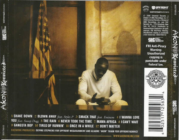 Akon Konvicted Vinyl Records and CDs For Sale | MusicStack