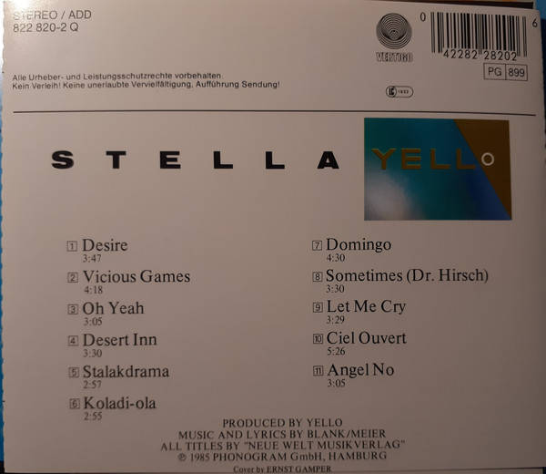 Yello Stella Vinyl Records and CDs For Sale | MusicStack