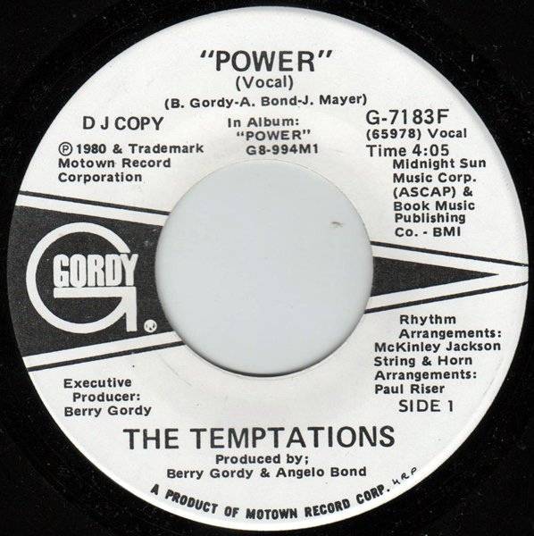 Temptations Power Vinyl Records and CDs For Sale | MusicStack