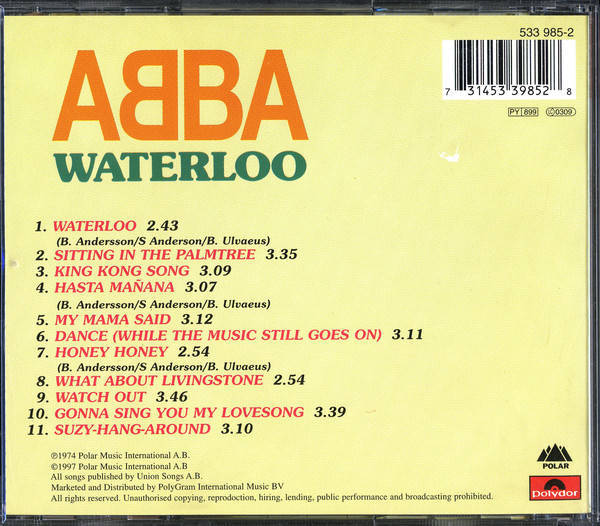 Abba Waterloo Vinyl Records and CDs For Sale | MusicStack