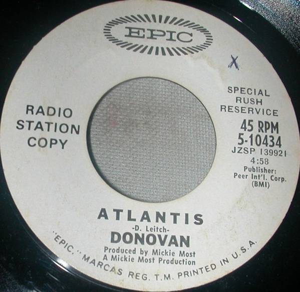 Donovan Atlantis Vinyl Records and CDs For Sale | MusicStack