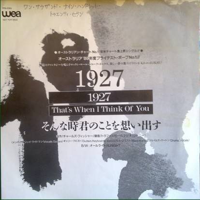 1927 Vinyl Records and CDs For Sale | MusicStack