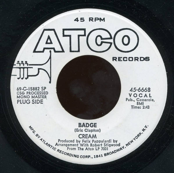 Cream Badge Vinyl Records and CDs For Sale | MusicStack