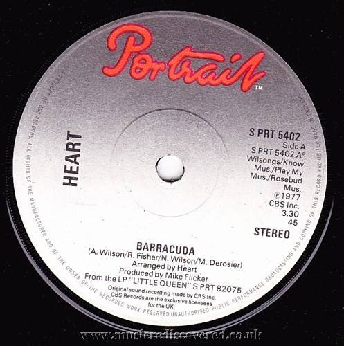 Heart Barracuda Vinyl Records and CDs For Sale | MusicStack