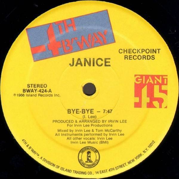 Janice Bye-bye Vinyl Records and CDs For Sale | MusicStack