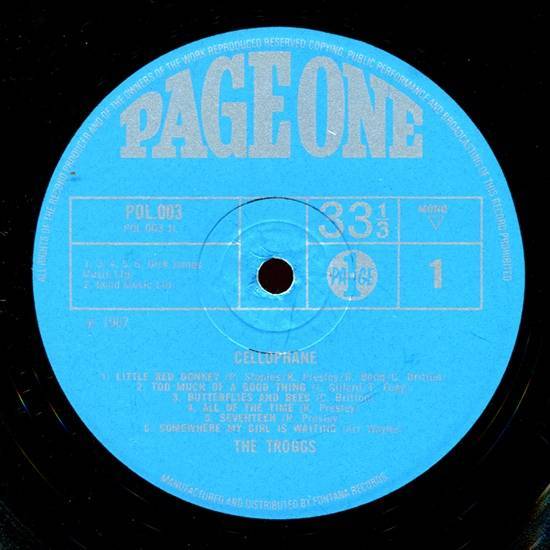 Troggs Cellophane Vinyl Records and CDs For Sale | MusicStack