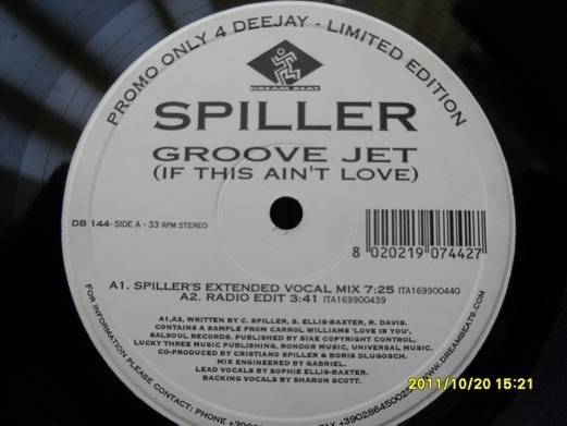 Spiller Groovejet Vinyl Records and CDs For Sale | MusicStack