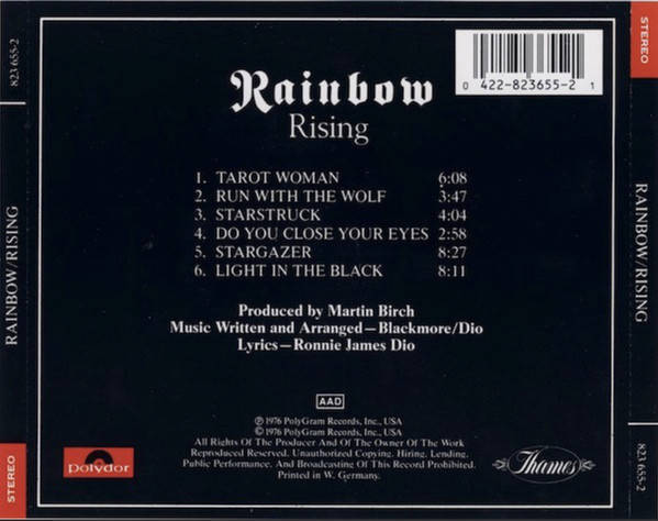 Rainbow Rising Vinyl Records and CDs For Sale | MusicStack