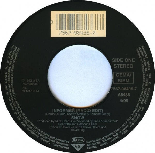 Snow Informer Vinyl Records and CDs For Sale | MusicStack