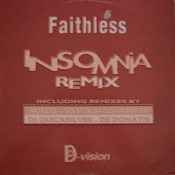 Faithless Insomnia Vinyl Records and CDs For Sale | MusicStack