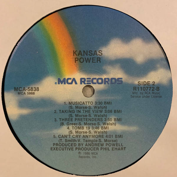 Kansas Power Vinyl Records and CDs For Sale | MusicStack