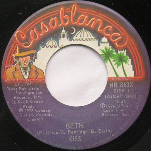Kiss Beth Vinyl Records and CDs For Sale | MusicStack