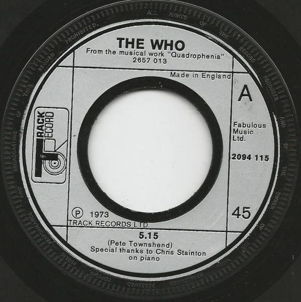 Who 5.15 Vinyl Records and CDs For Sale | MusicStack