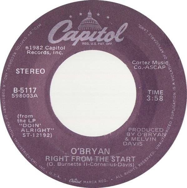 O'bryan Vinyl Records and CDs For Sale | MusicStack
