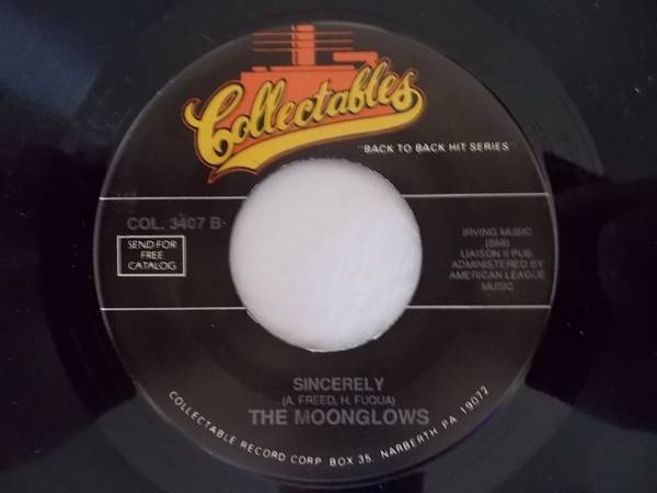 Moonglows Sincerely Vinyl Records and CDs For Sale | MusicStack