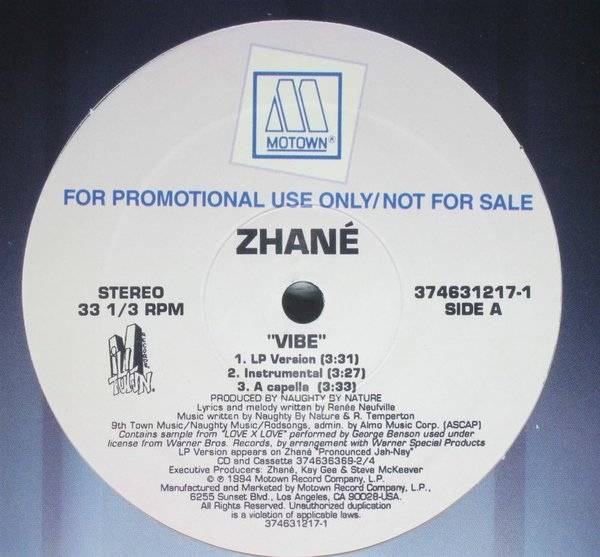 Zhane Vibe Vinyl Records and CDs For Sale | MusicStack