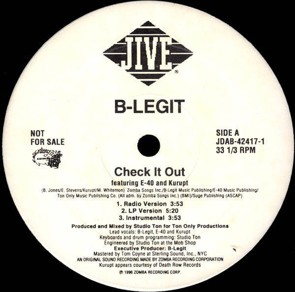B-legit Vinyl Records and CDs For Sale | MusicStack