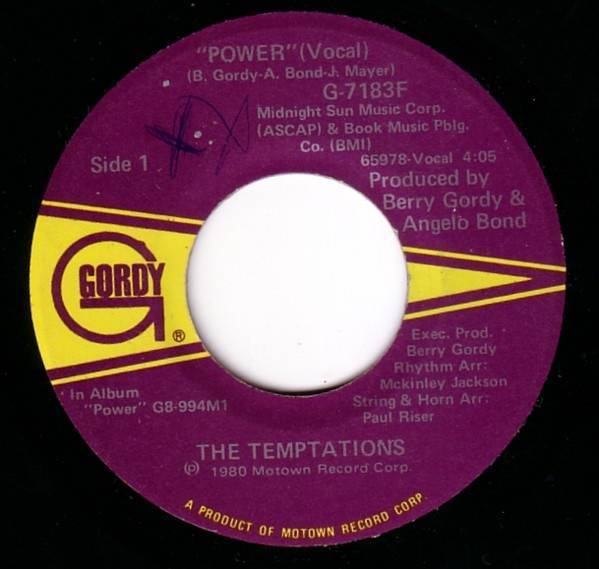 Temptations Power Vinyl Records and CDs For Sale | MusicStack