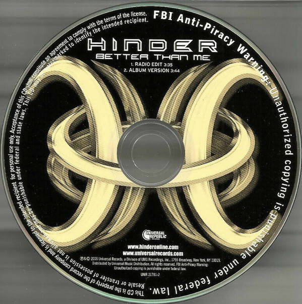 Hinder Vinyl Records and CDs For Sale | MusicStack