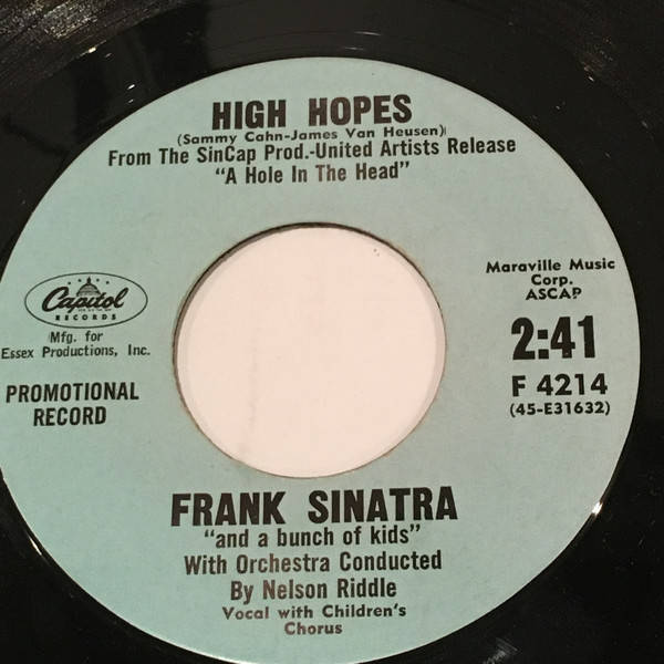 Frank Sinatra High Hopes Vinyl Records and CDs For Sale | MusicStack