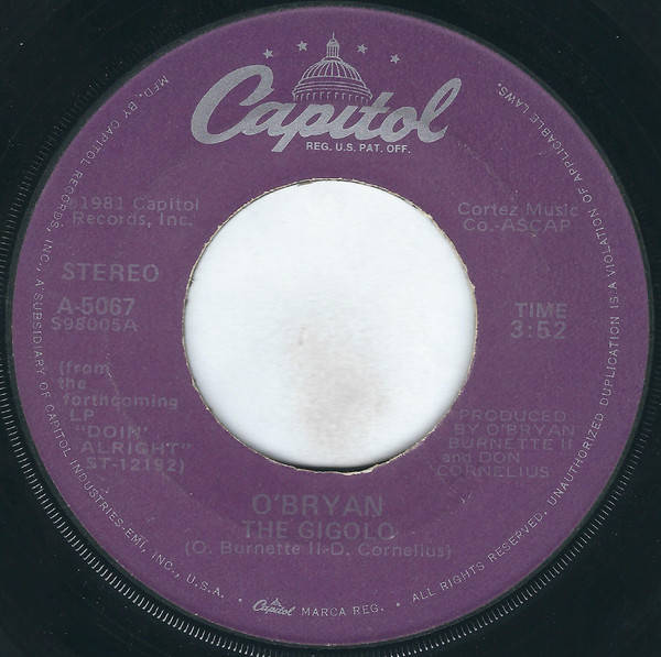 O'bryan Vinyl Records and CDs For Sale | MusicStack