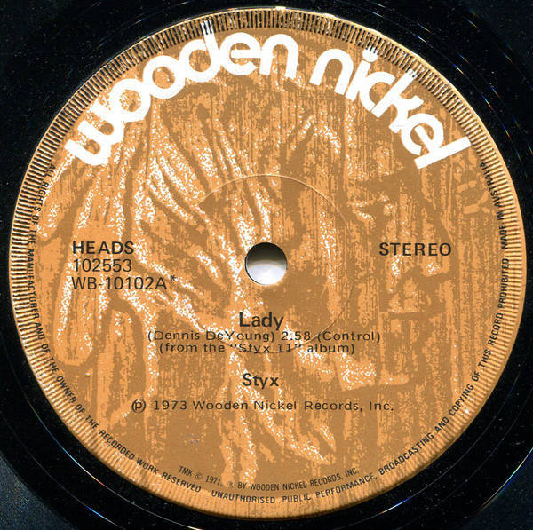 Styx Lady Vinyl Records and CDs For Sale | MusicStack