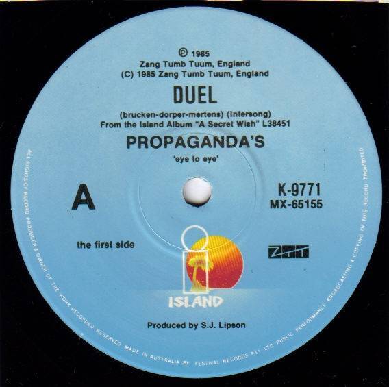 Propaganda Duel Vinyl Records and CDs For Sale | MusicStack
