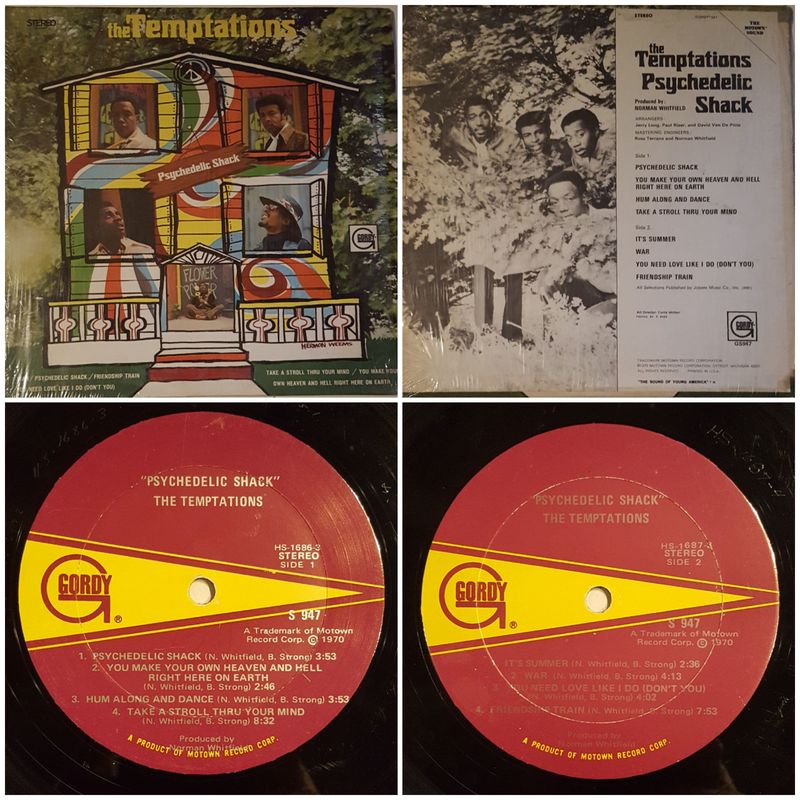 Temptations Psychedelic Shack Vinyl Records and CDs For Sale | MusicStack