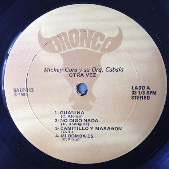 Mickey Cora Y Su Orquesta Cabala - Otra Vez (LP) For Sale