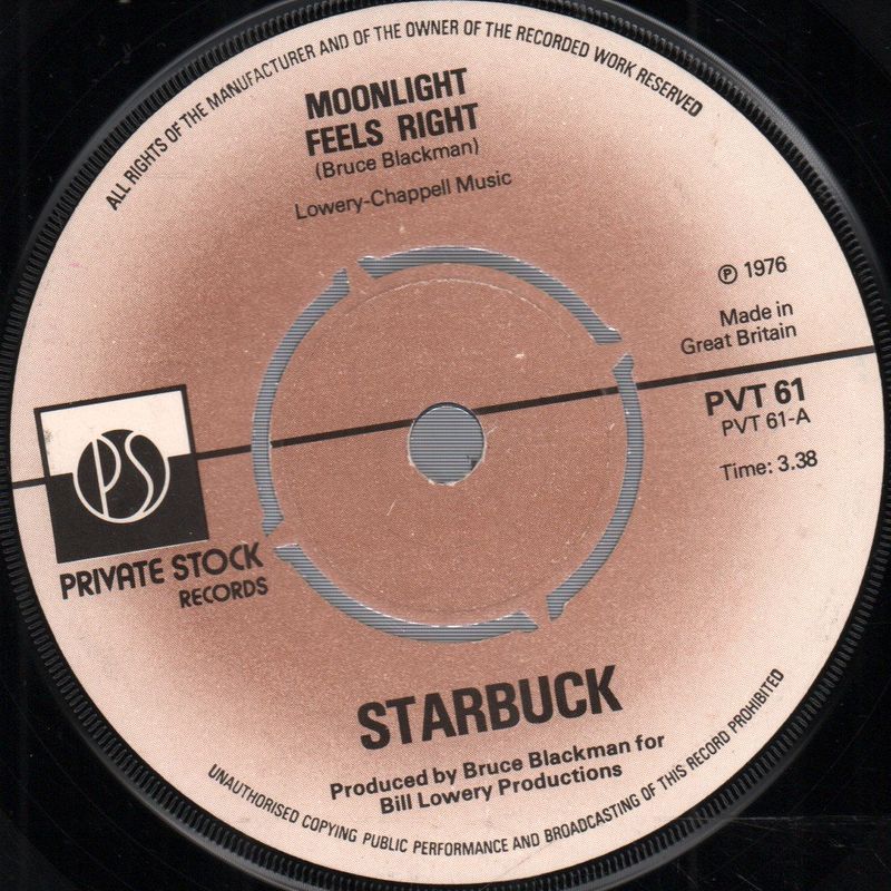Starbuck Moonlight Feels Right Vinyl Records and CDs For Sale | MusicStack