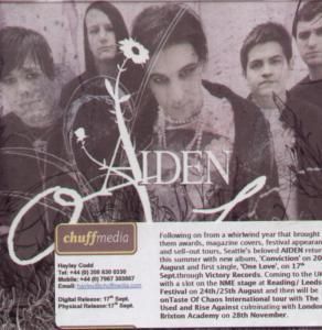 Aiden Vinyl Records and CDs For Sale | MusicStack