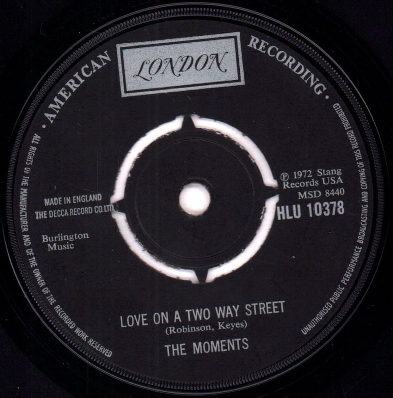 Moments Love On A Two Way Street Vinyl Records and CDs For Sale ...