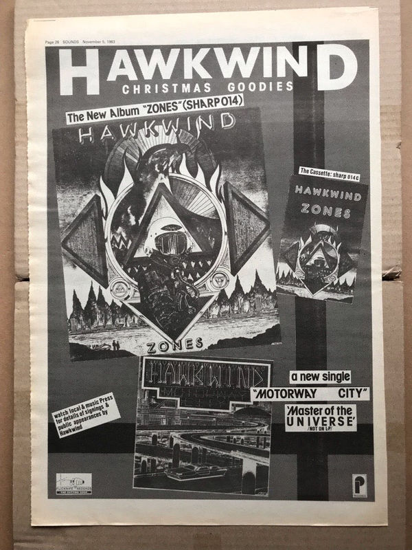 Hawkwind Zones Vinyl Records and CDs For Sale | MusicStack