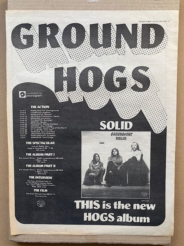 Groundhogs Solid Vinyl Records and CDs For Sale | MusicStack
