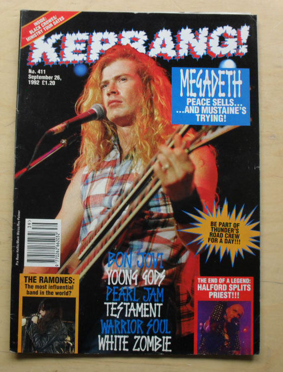 Megadeth Kerrang! Vinyl Records and CDs For Sale | MusicStack