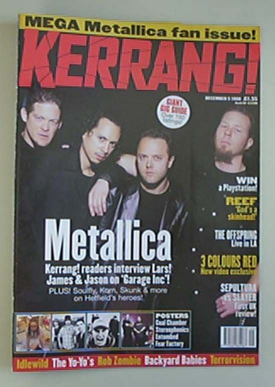 Metallica Kerrang! Vinyl Records and CDs For Sale | MusicStack