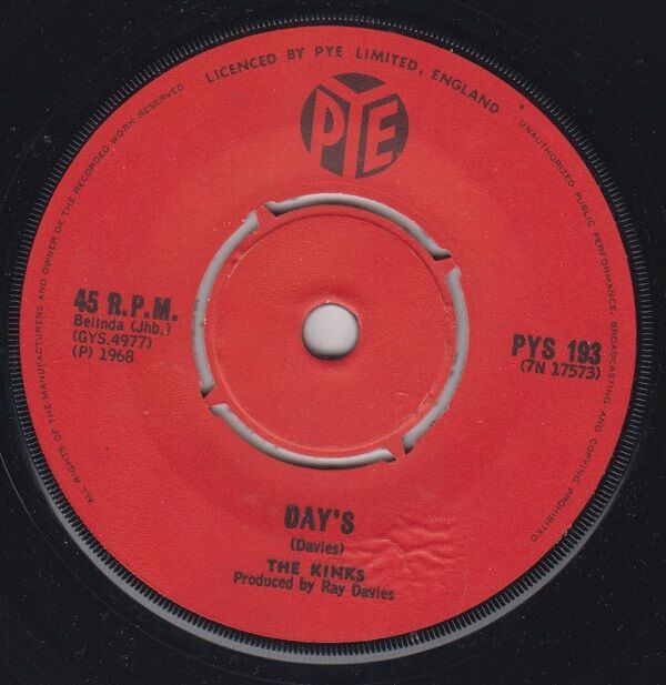 Kinks Days Vinyl Records and CDs For Sale | MusicStack