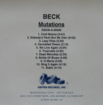 Beck Mutations Vinyl Records and CDs For Sale | MusicStack