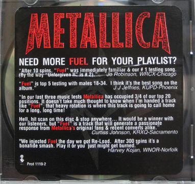 Metallica Fuel Vinyl Records and CDs For Sale | MusicStack
