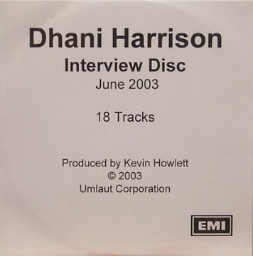 George Harrison - /Dhani Harrison (CD) For Sale