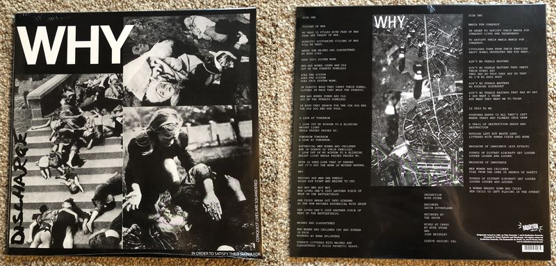 Discharge Why Vinyl Records and CDs For Sale | MusicStack