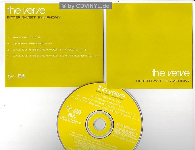 Verve Bitter Sweet Symphony Vinyl Records and CDs For Sale | MusicStack