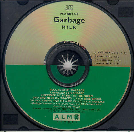 Garbage Milk Vinyl Records and CDs For Sale | MusicStack