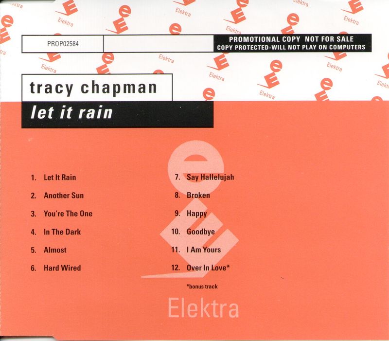 Tracy Chapman Let It Rain Vinyl Records and CDs For Sale | MusicStack