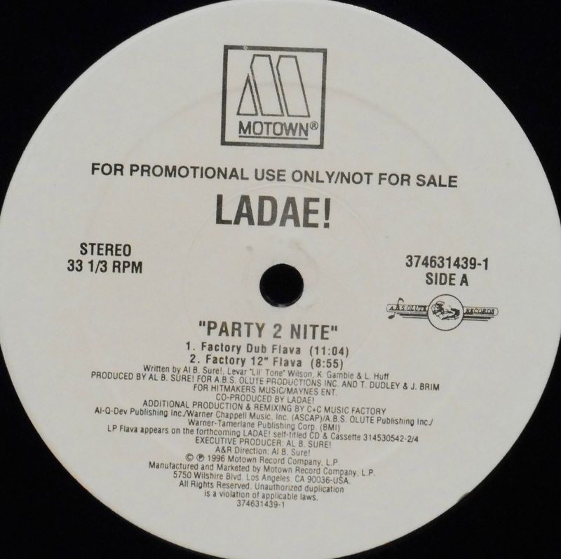 Ladae! - Party 2 Nite (12") For Sale